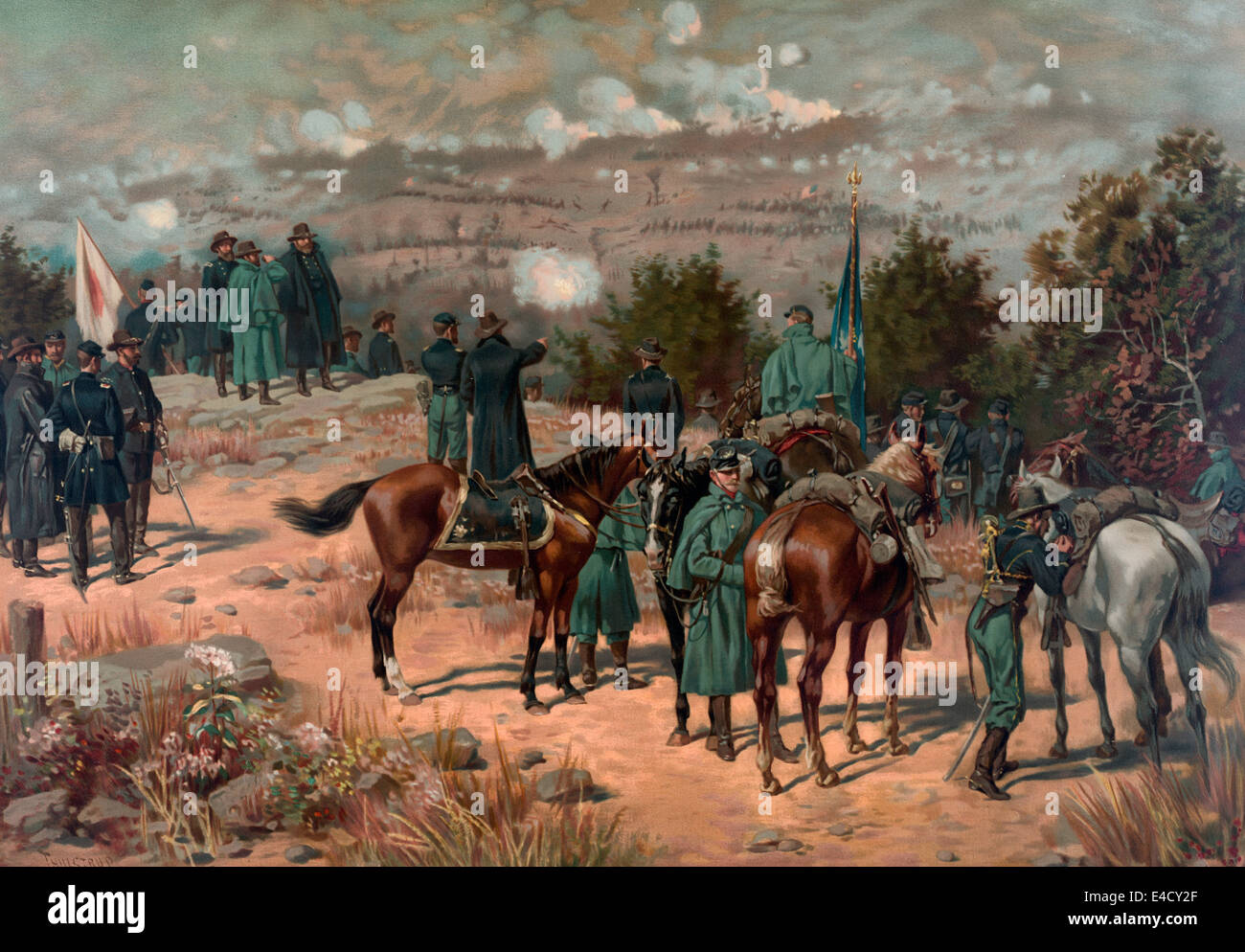 Battle of Chattanooga, USA Civil War Stock Photo - Alamy