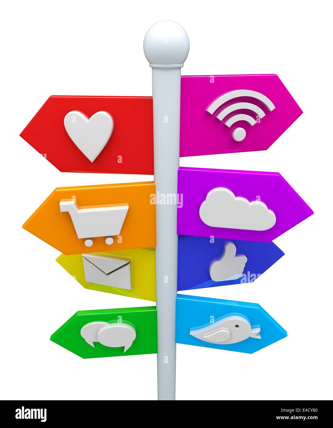 Social media signs Stock Photo - Alamy