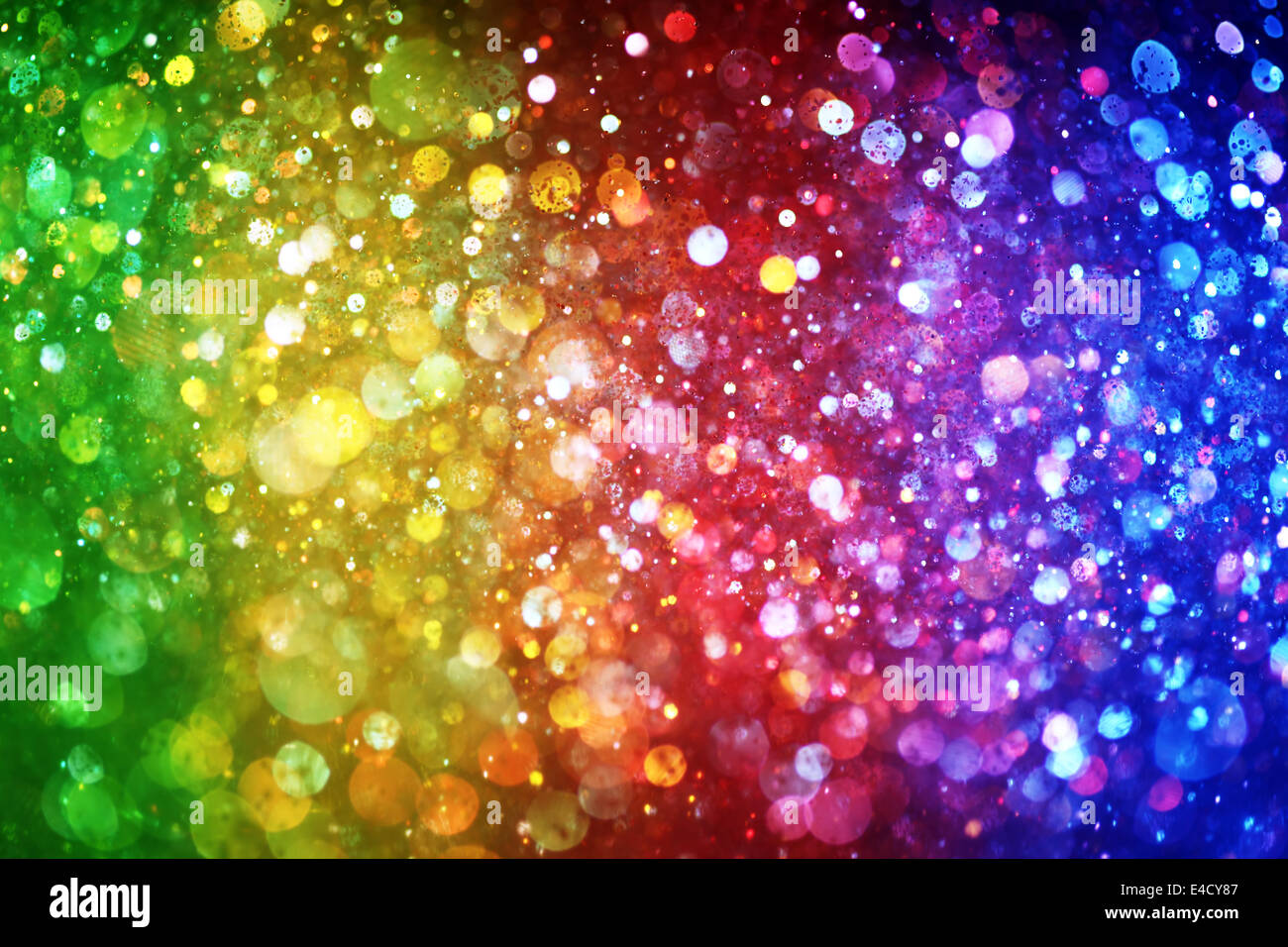 Rainbow of lights Stock Photo - Alamy