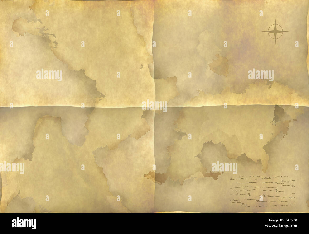 Old paper map hi-res stock photography and images - Alamy