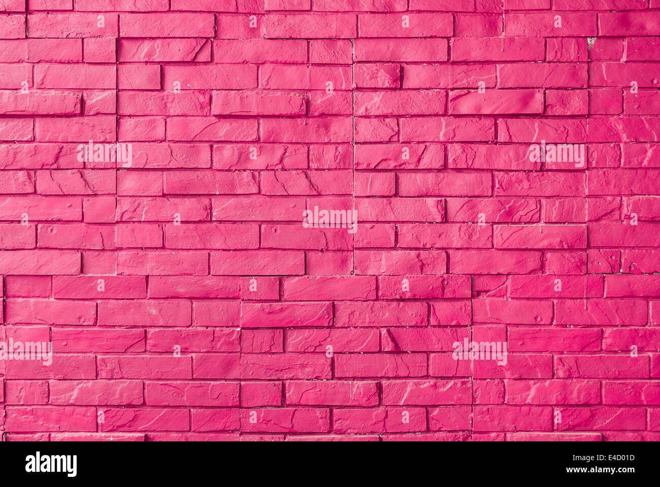 Magenta Rough Brick Wall Background/ Texture Stock Photo - Alamy