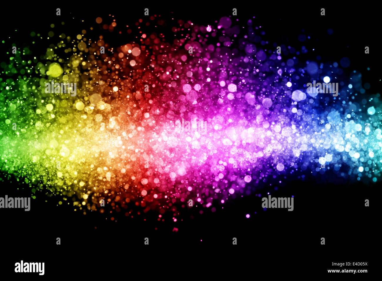 Rainbow of lights Stock Photo - Alamy