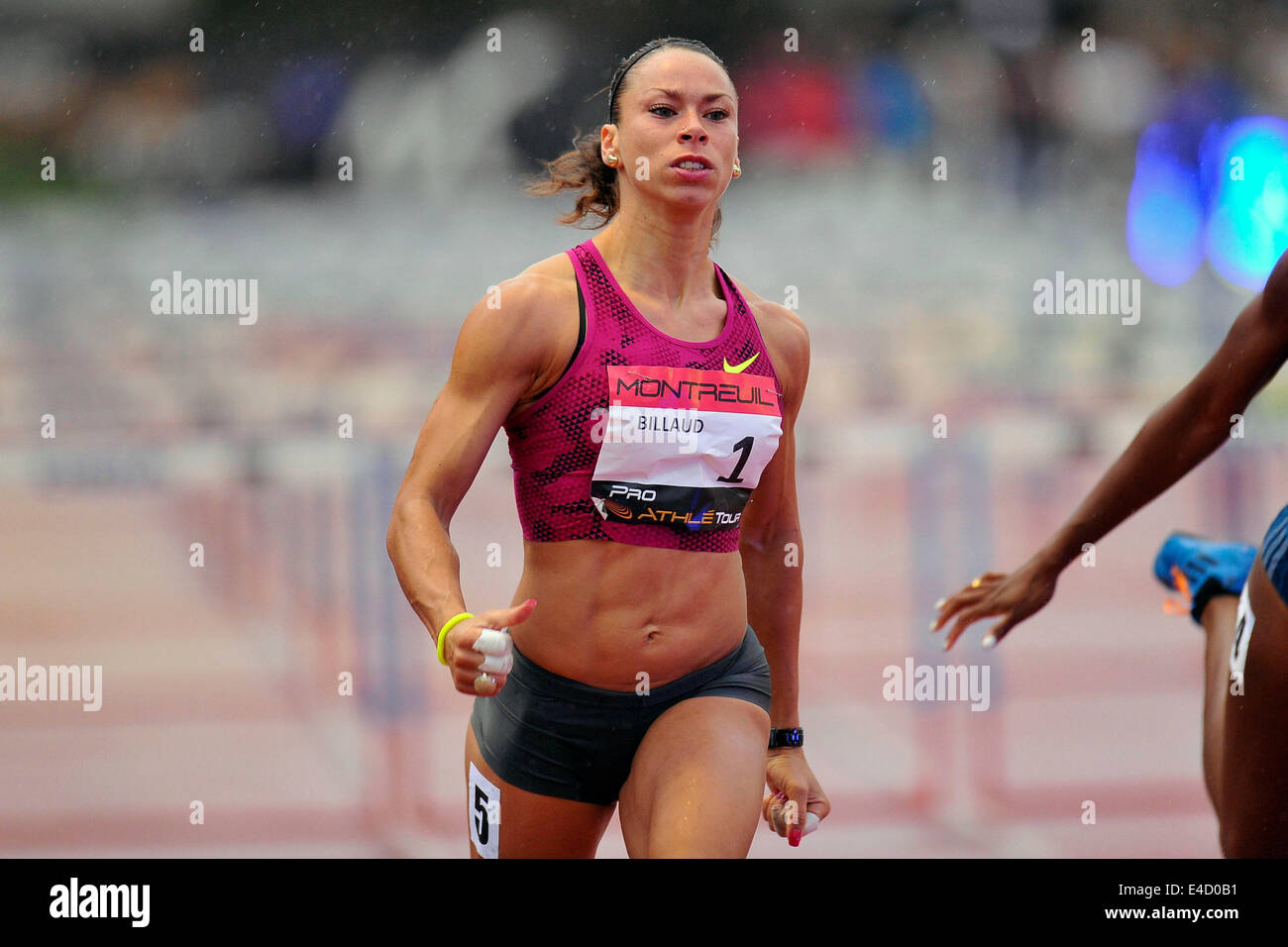 Montreuil, France. 7th July, 2014. Cindy Billaud - 100m haies Meeting ...