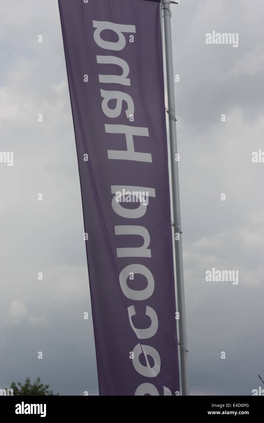 Second hand banner Stock Photo - Alamy