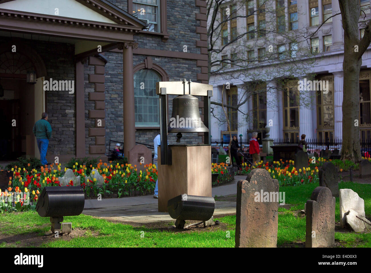 Bell of Hope inside Trinity Church cemetery Stock Photo - Alamy