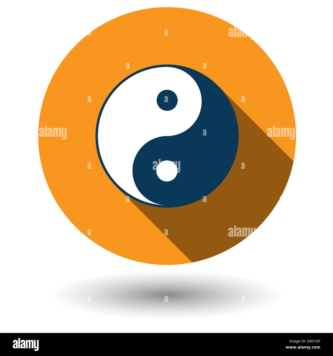 Ying and yang icon Cut Out Stock Images & Pictures - Alamy