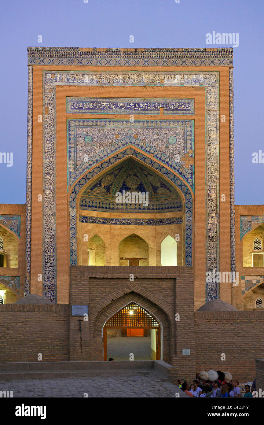 Muhammad Rahim Khan Madrasa, Itchan Kala, Khiva, Uzbekistan Stock Photo ...