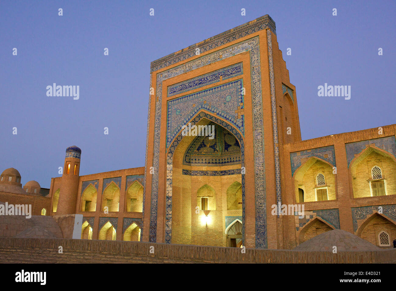 Muhammad Rahim Khan Madrasa, Itchan Kala, Khiva, Uzbekistan Stock Photo - Alamy