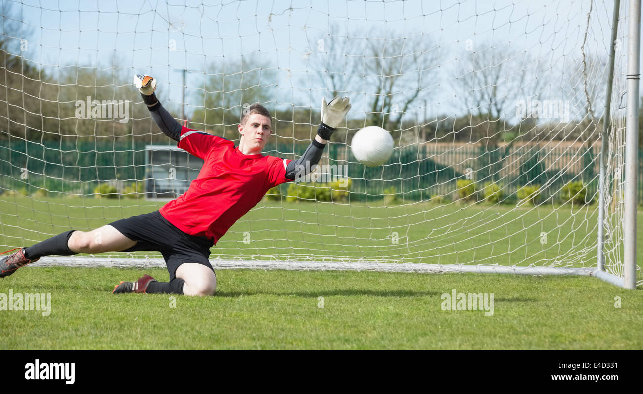 Diving goalkeeper save hi-res stock photography and images - Alamy