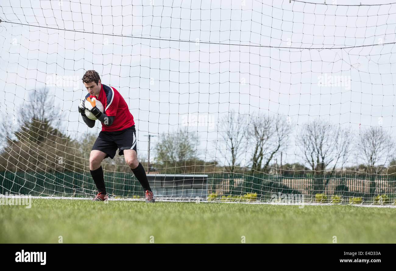 Saving a goal hi-res stock photography and images - Alamy