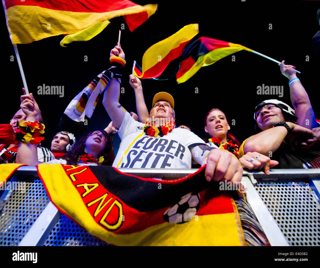 Brazil germany 7 1 world cup fans hi-res stock photography and images ...
