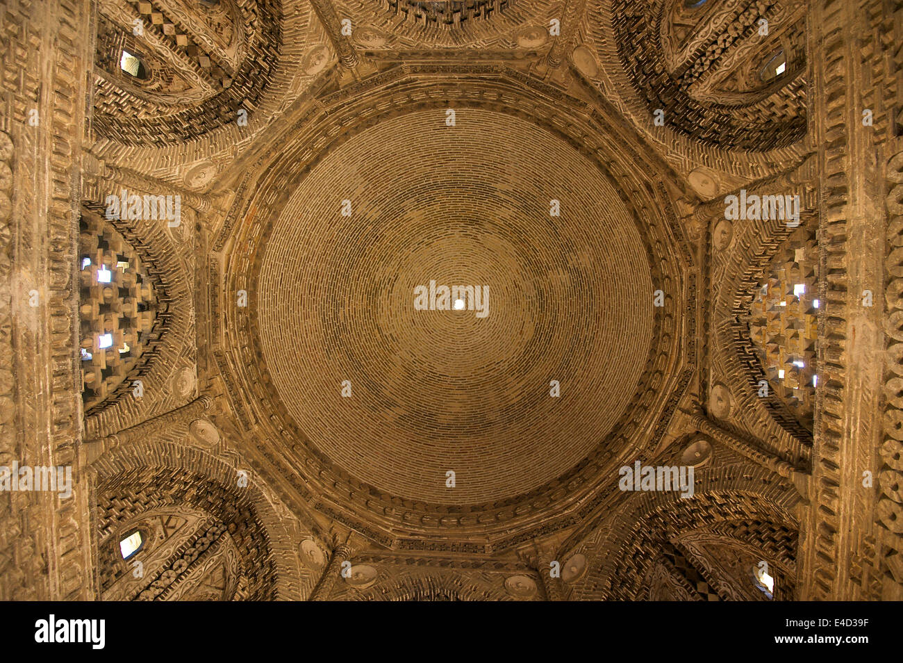 Ceiling in the Ismail Samani Mausoleum, Samanid Mausoleum, Bukhara ...