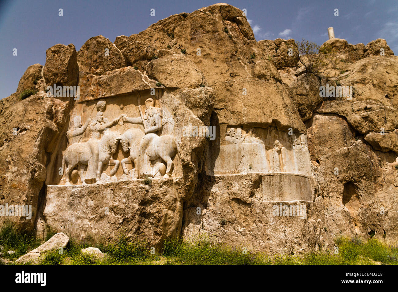 Naqsh-e Rostam, The four Achaemenid Tombs, carved in the Rock: Tomb of ...