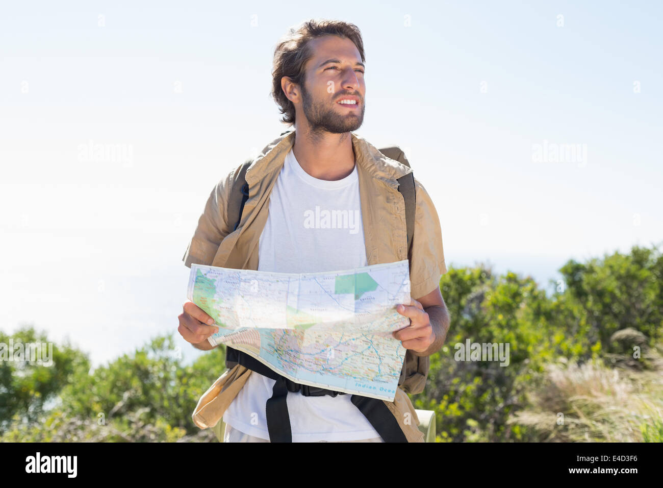 Map of trail hi-res stock photography and images - Alamy