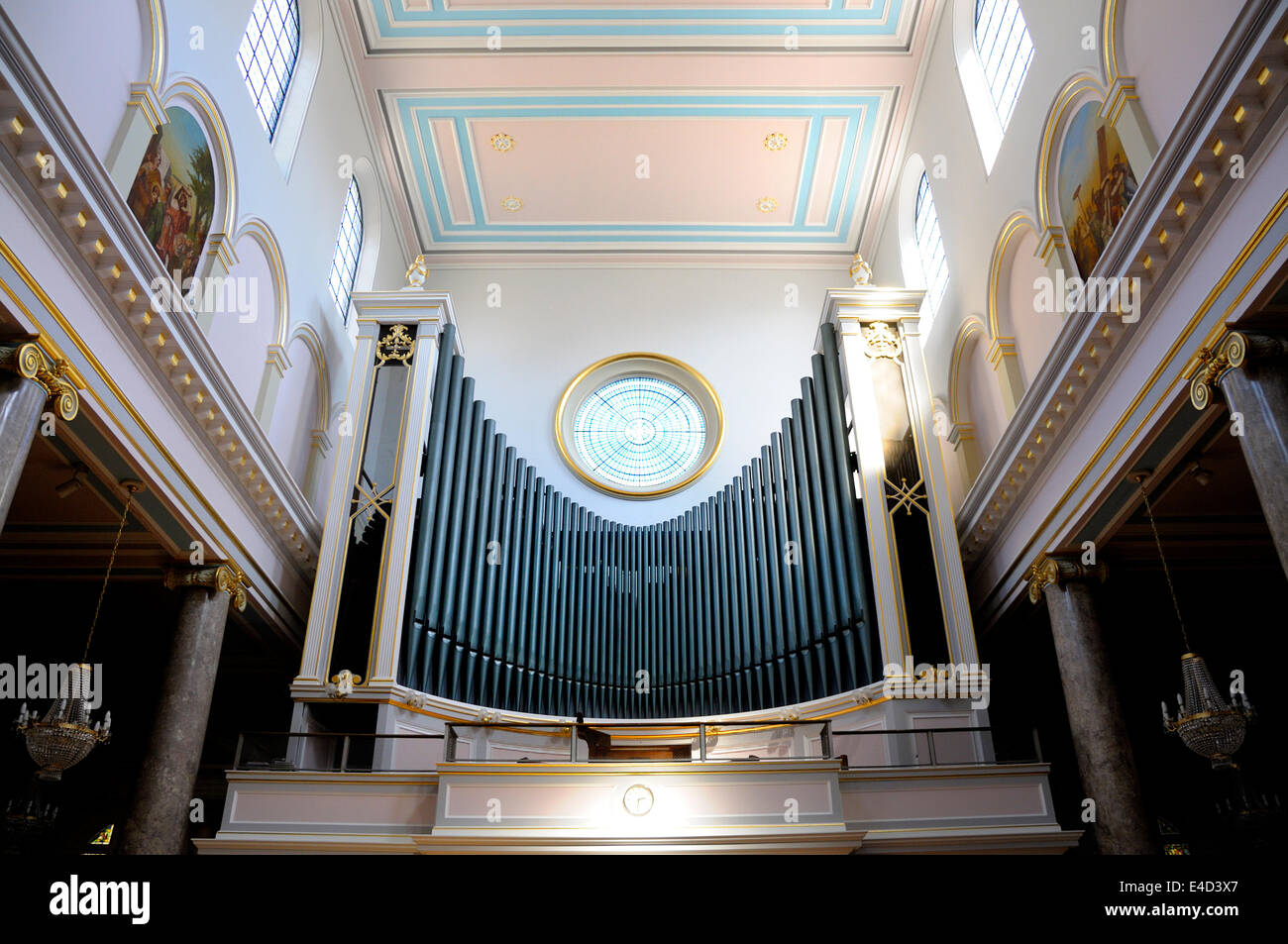 London, England, UK. St Peter's Italian Church, Clerkenwell Rd ...