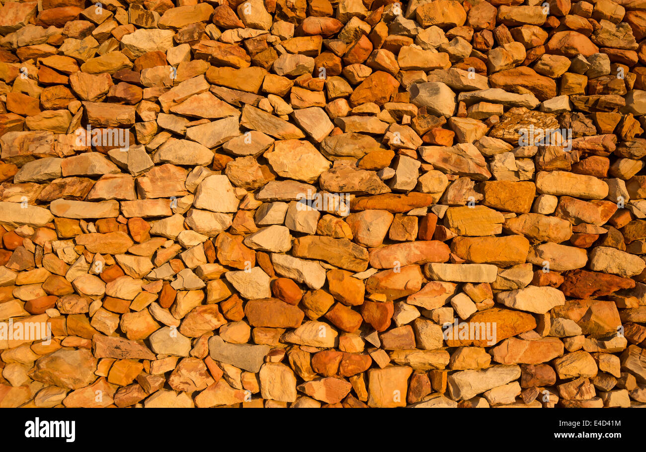 Natural stone wall, Forest Lodge, Grootbos, Gansbay, Western Cape ...