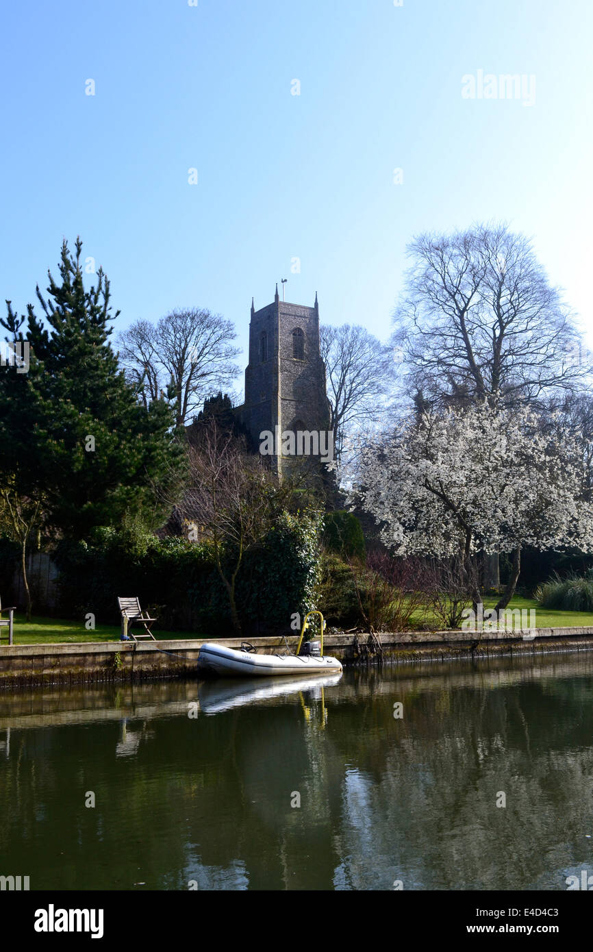 Church of St Peter, Belaugh on the River Bure, Norfolk Broads Stock ...