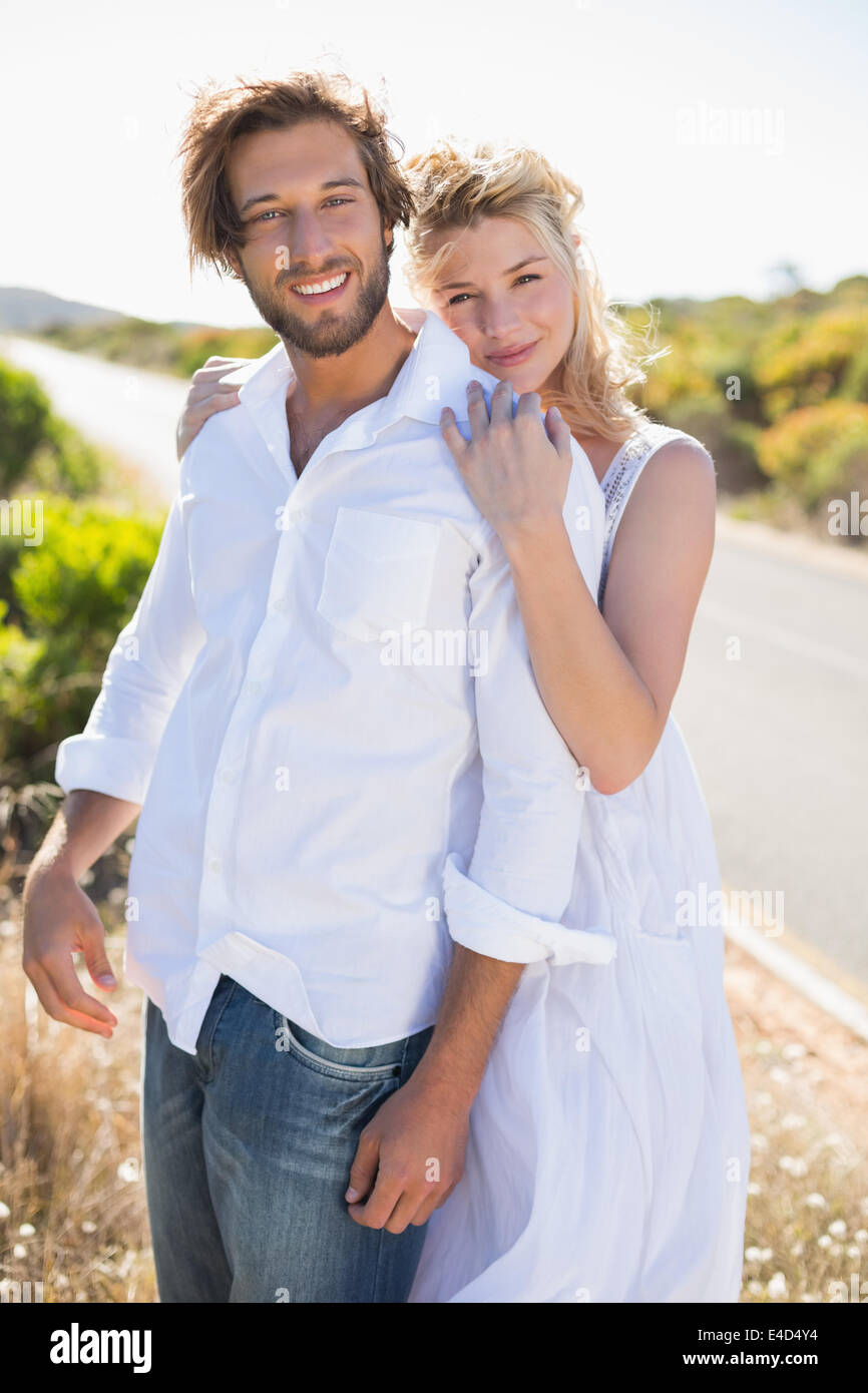 Couple standing side by side hi-res stock photography and images - Alamy