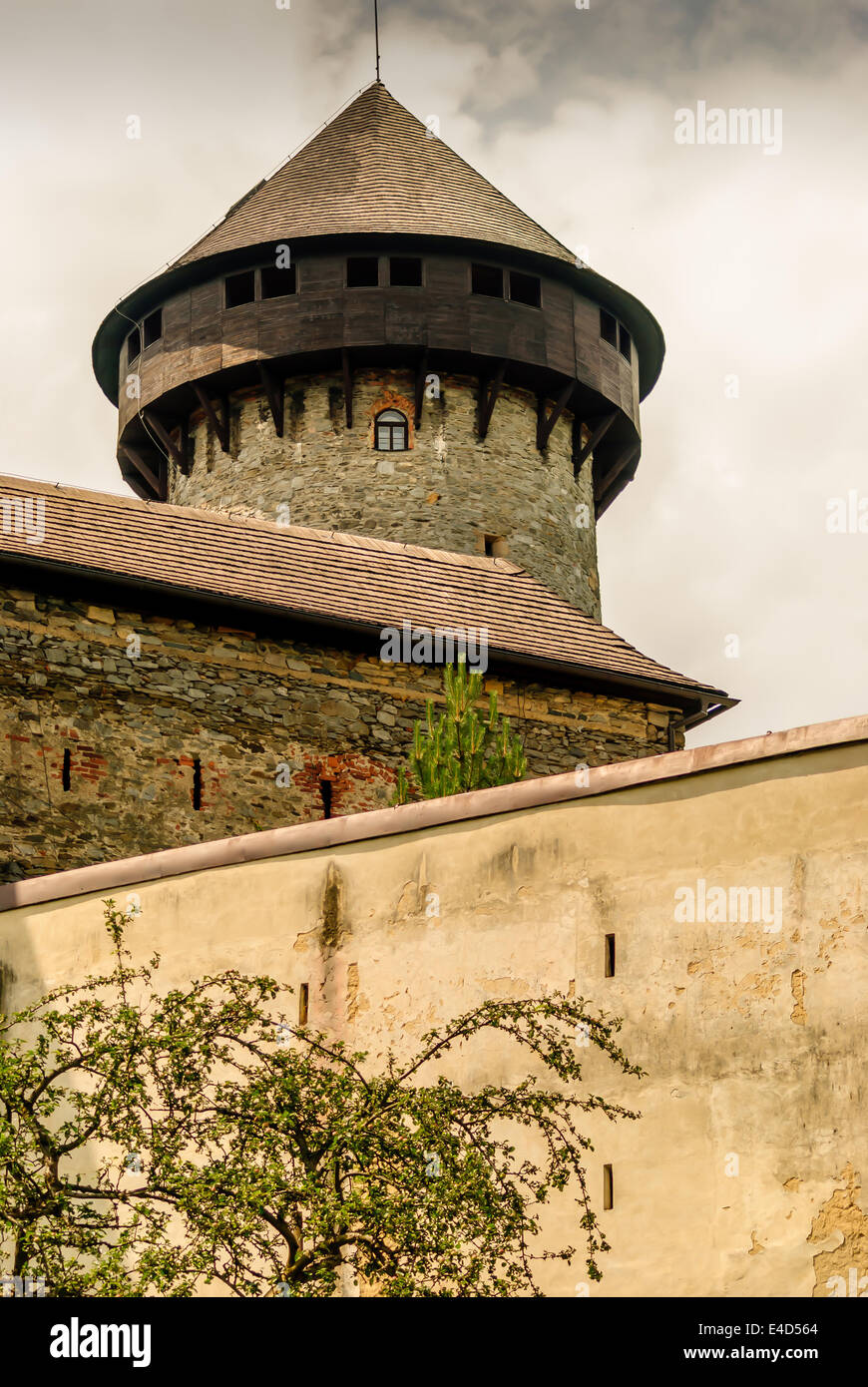 Castle Sovinec (Eulenburg) from 13.century, Czech republic Stock Photo ...