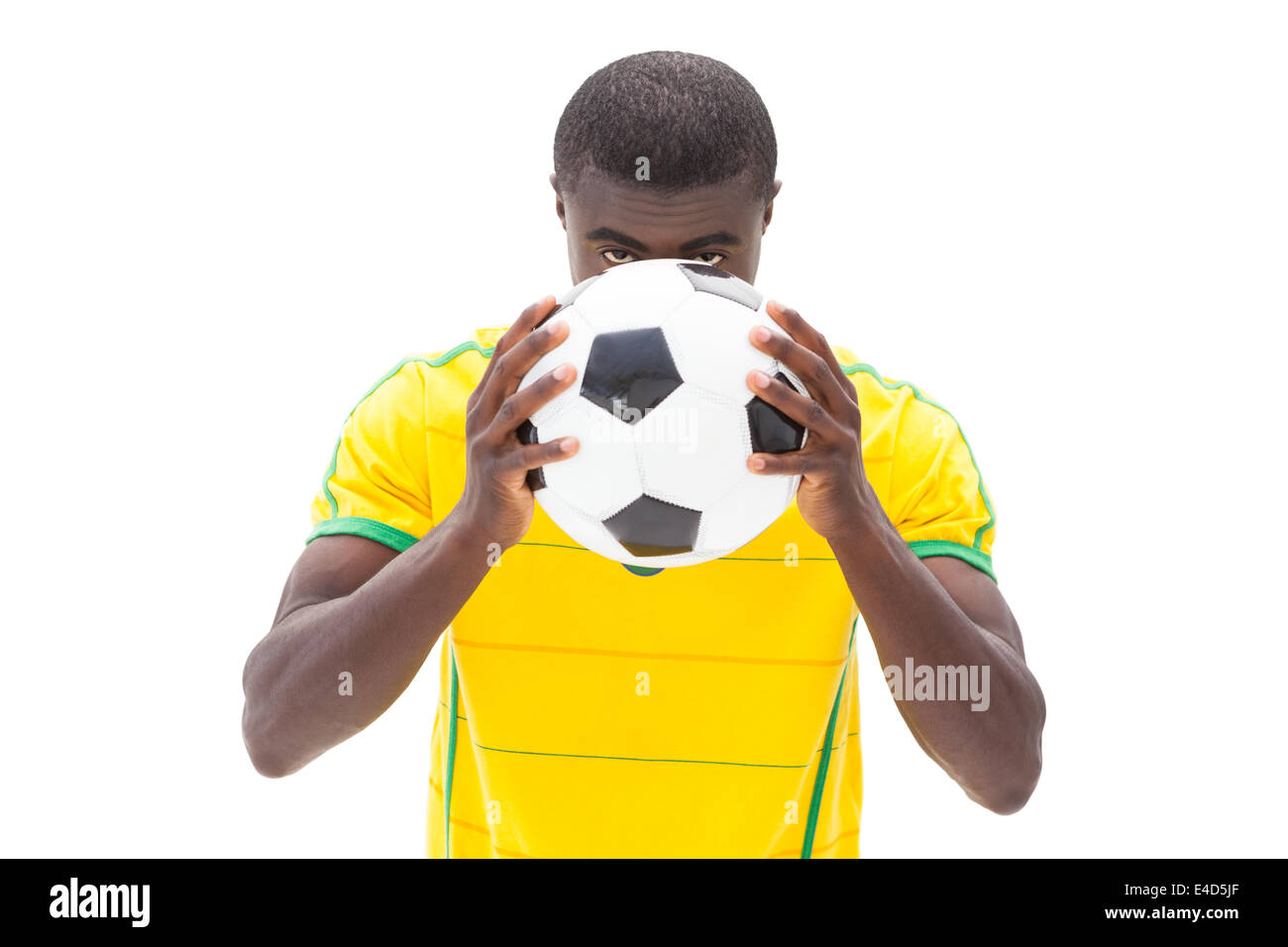 Black white football behind hi-res stock photography and images - Alamy