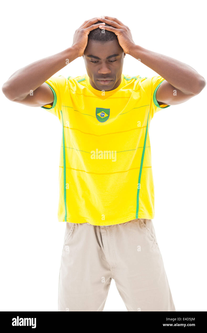 Disappointed brazilian football fan hi-res stock photography and images ...