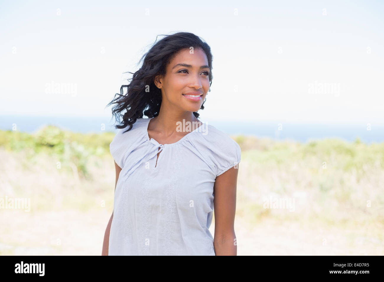 Pretty woman in black hi-res stock photography and images - Alamy