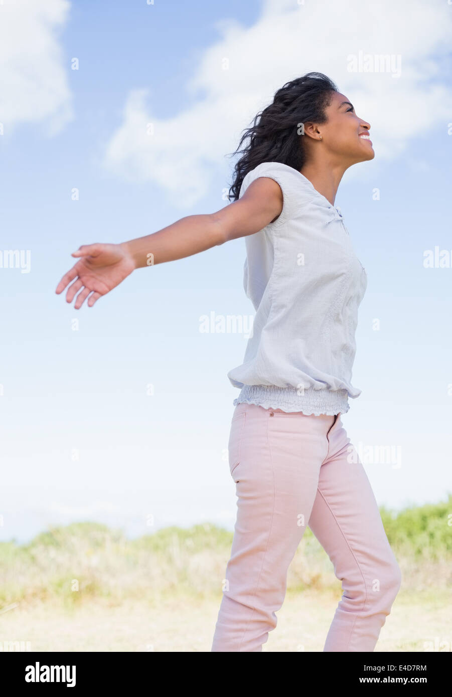 Woman casual standing hi-res stock photography and images - Alamy