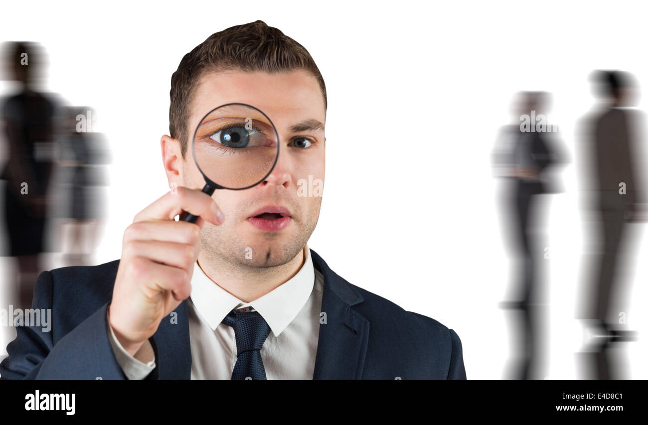 Magnifying glass silhouette hi-res stock photography and images - Alamy