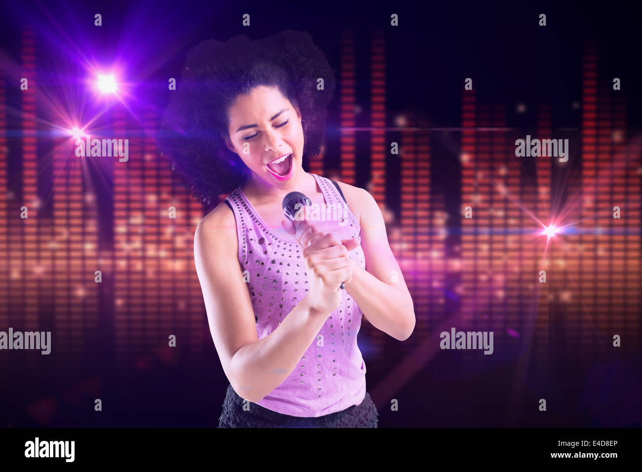 Passionate singing hi-res stock photography and images - Alamy