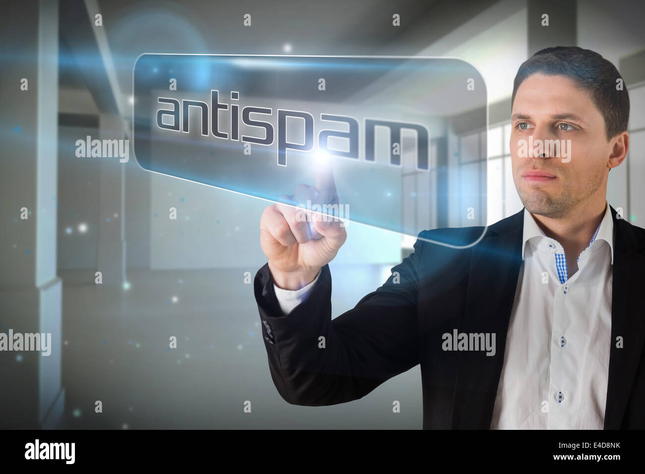 Hand pointing word online hi-res stock photography and images - Alamy