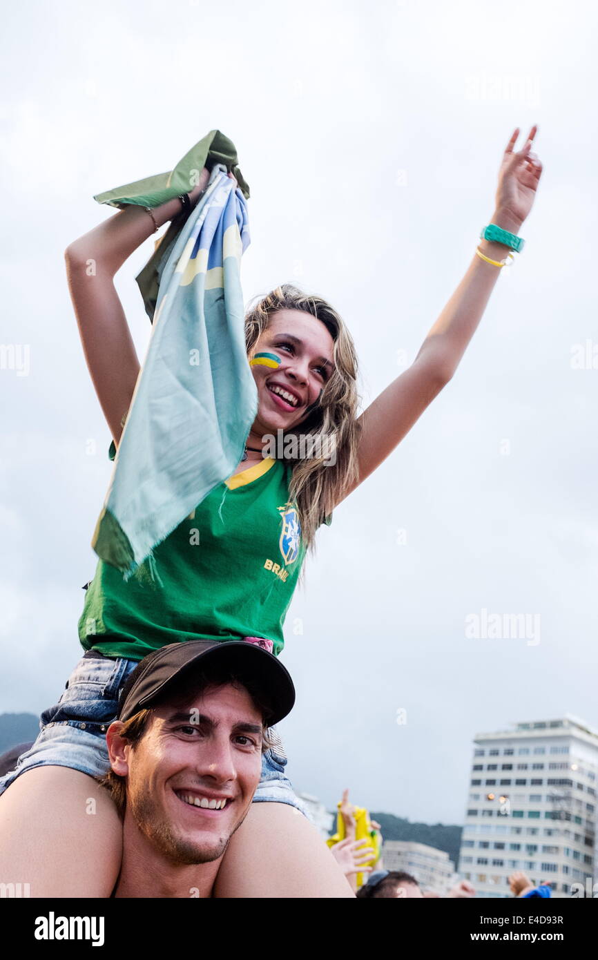 Brazil germany 7 1 world cup fans hi-res stock photography and images ...