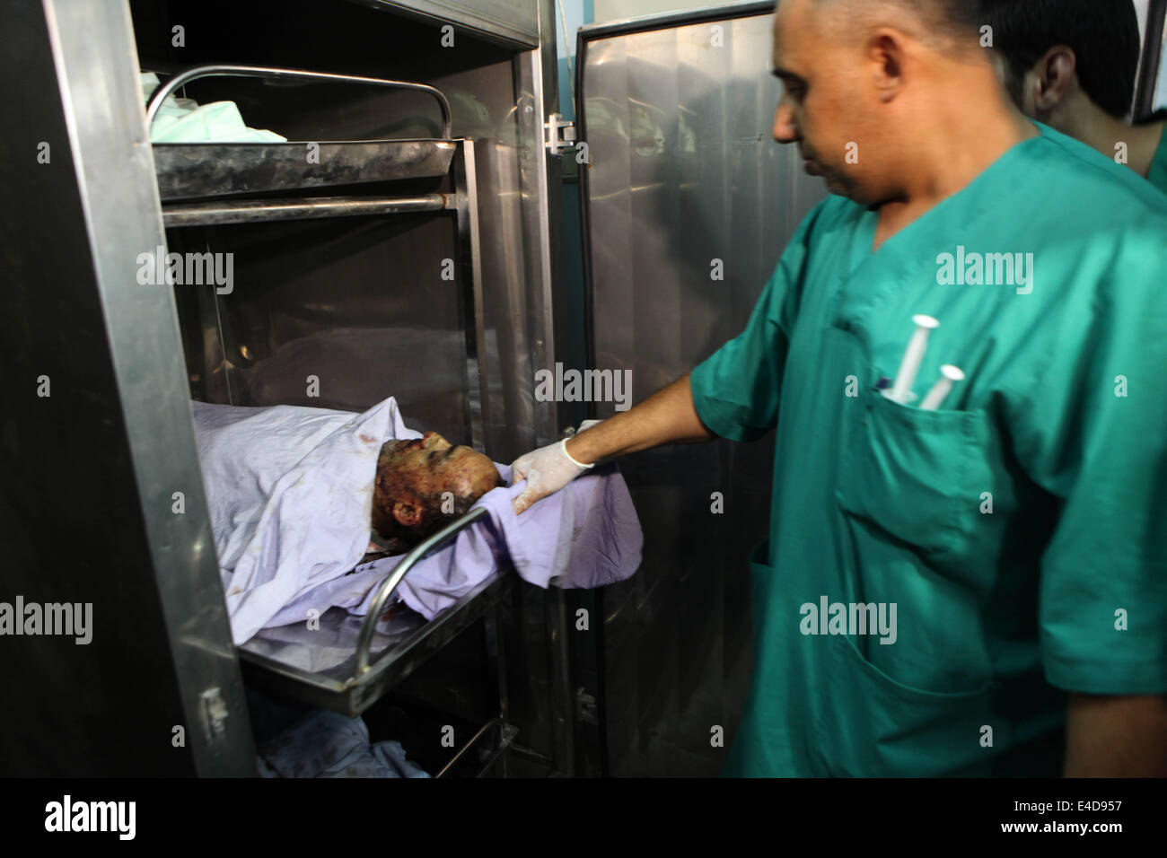 Beit Hanun, Gaza Strip, Palestinian Territory. 9th July, 2014. The ...