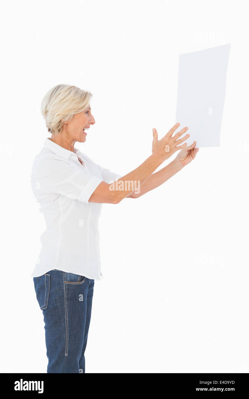 Screaming paper Cut Out Stock Images & Pictures - Alamy