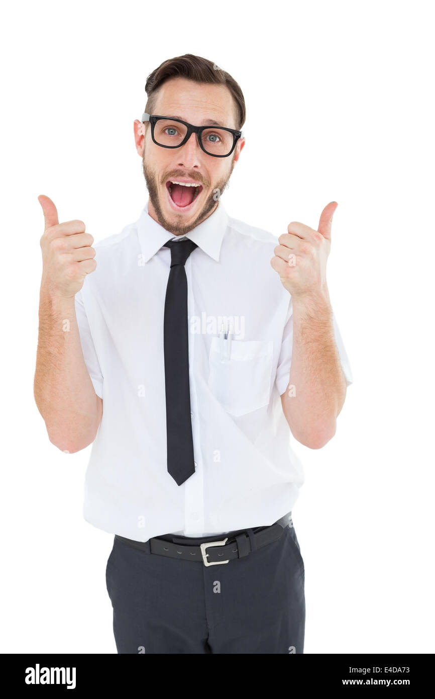 Geeky man hi-res stock photography and images - Alamy