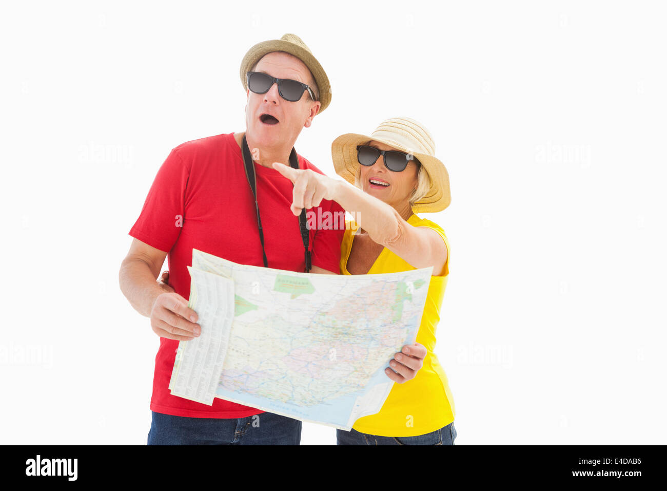Tourist using map hi-res stock photography and images - Alamy