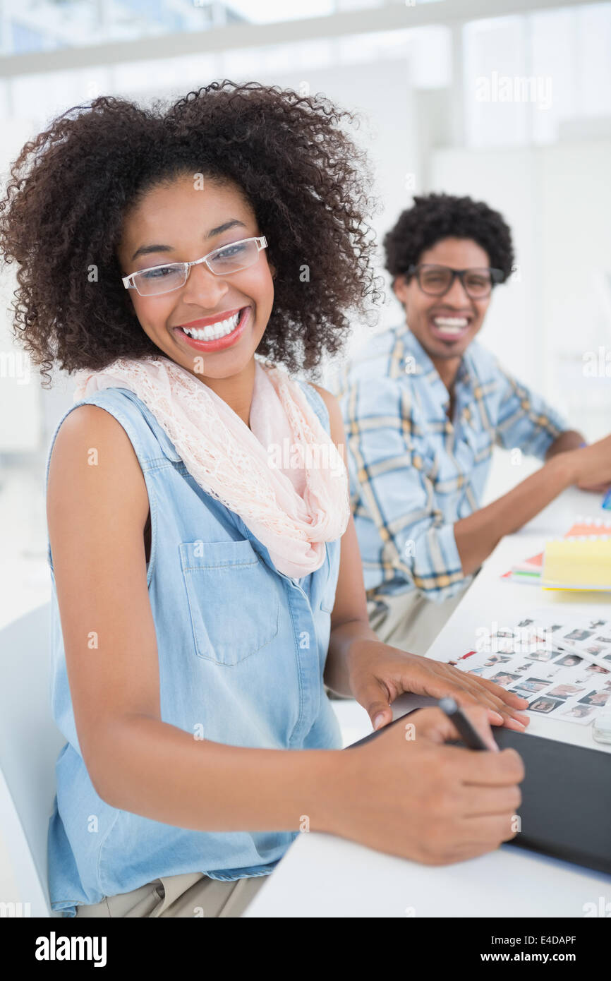 Portrait happy creative design team hi-res stock photography and images ...