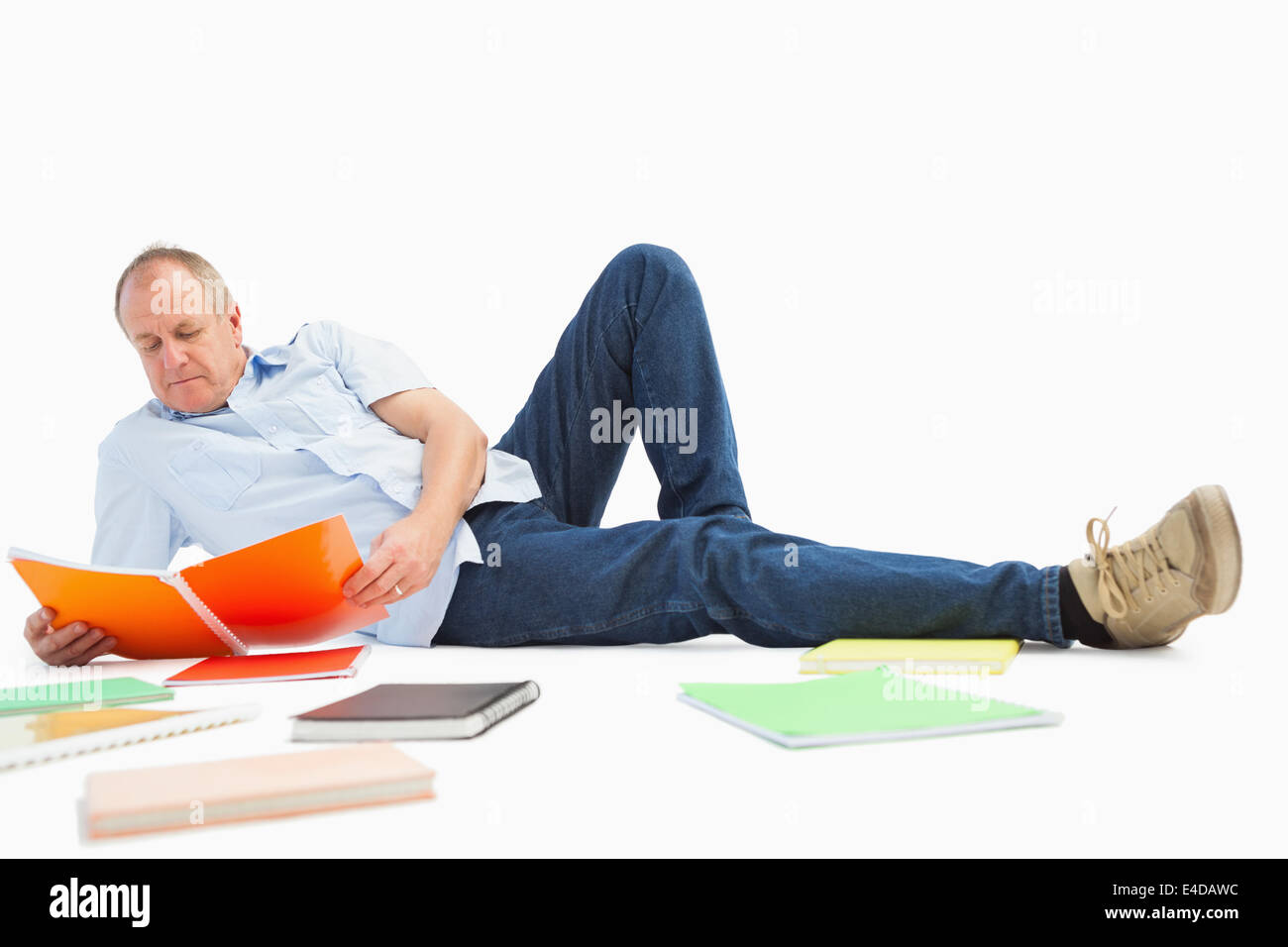 Man studying Cut Out Stock Images & Pictures - Alamy