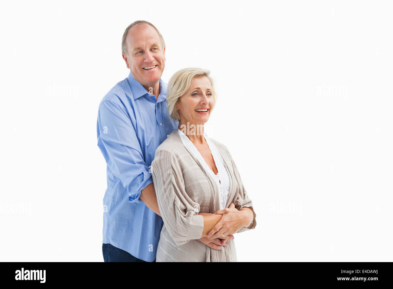 Happy mature couple embracing each other Stock Photo - Alamy