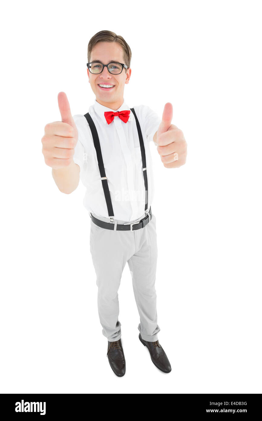 Happy positive hipster man Cut Out Stock Images & Pictures - Alamy