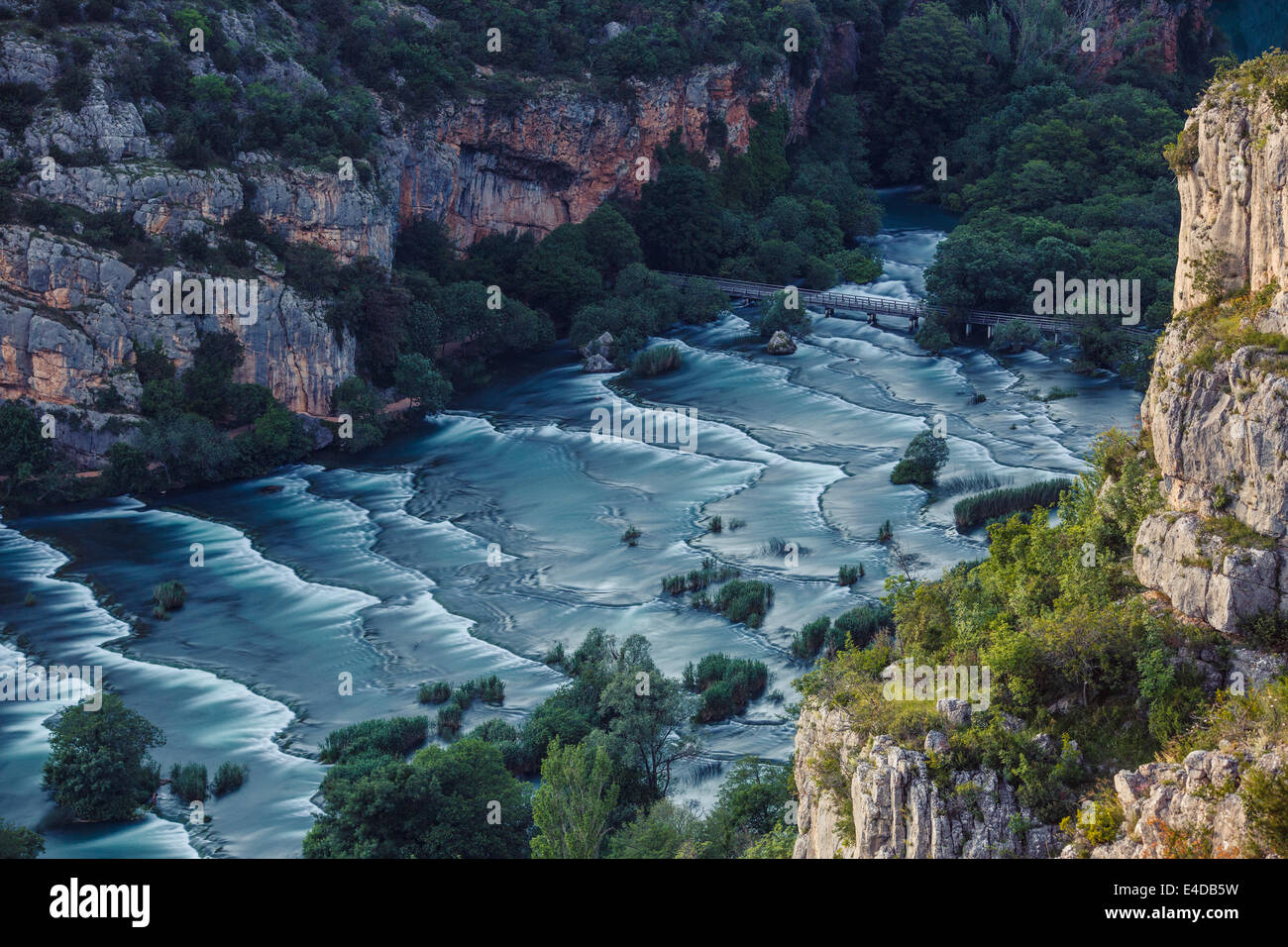 Roski Slap waterfall, cascades, Krka National Park, Croatia Stock Photo ...