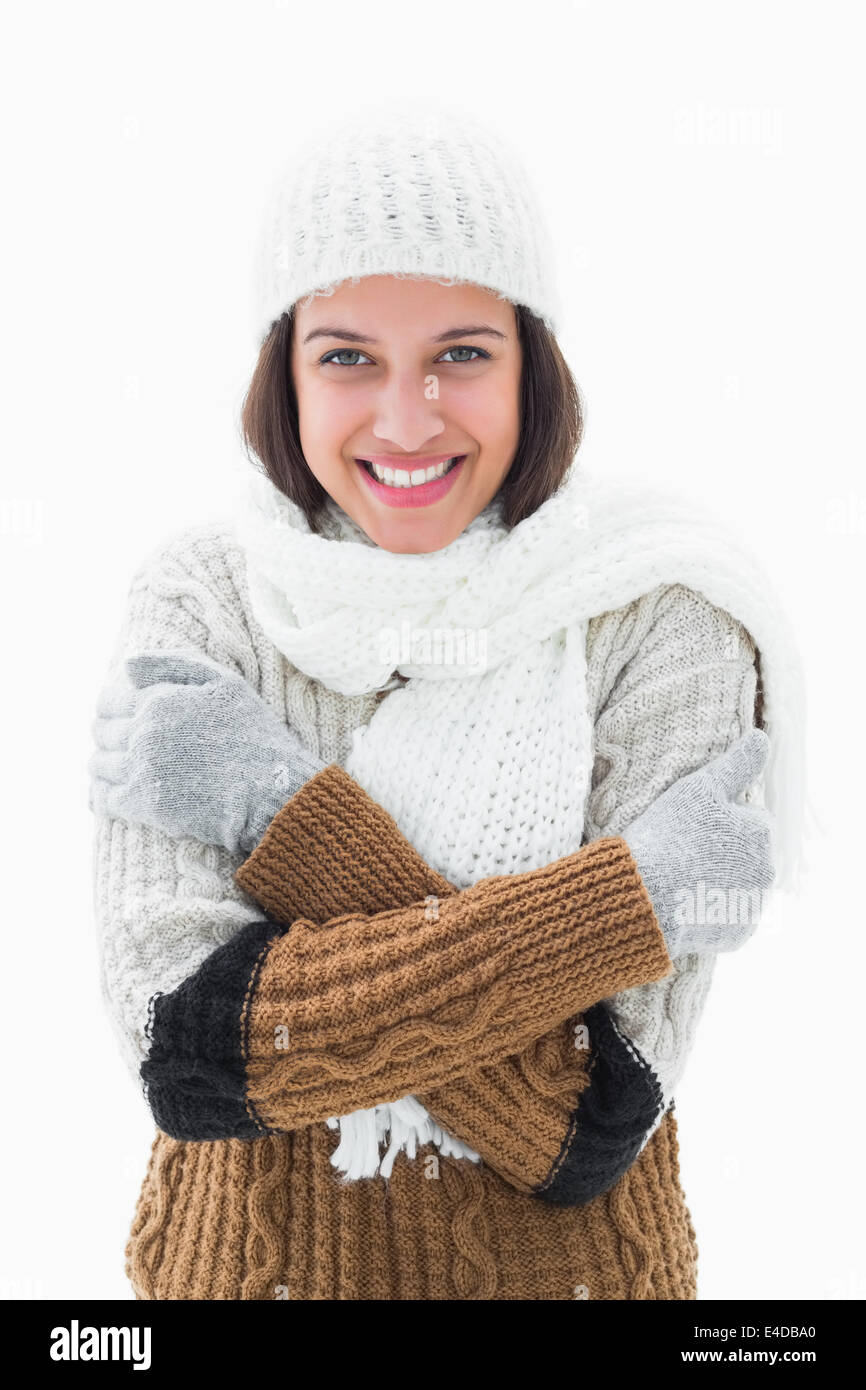 Young pretty woman in warm hi-res stock photography and images - Alamy