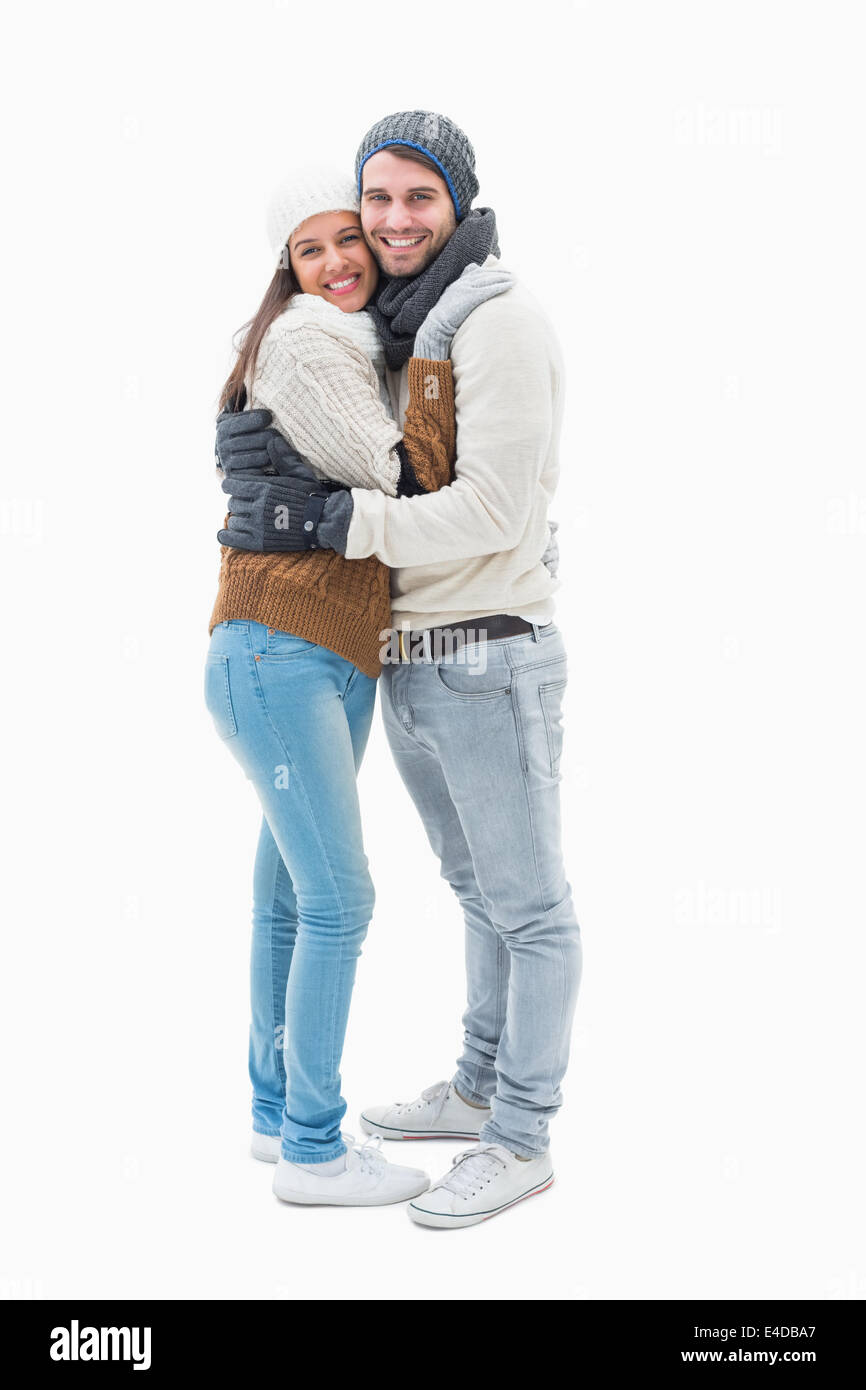 Woman hugging man in Cut Out Stock Images & Pictures - Alamy