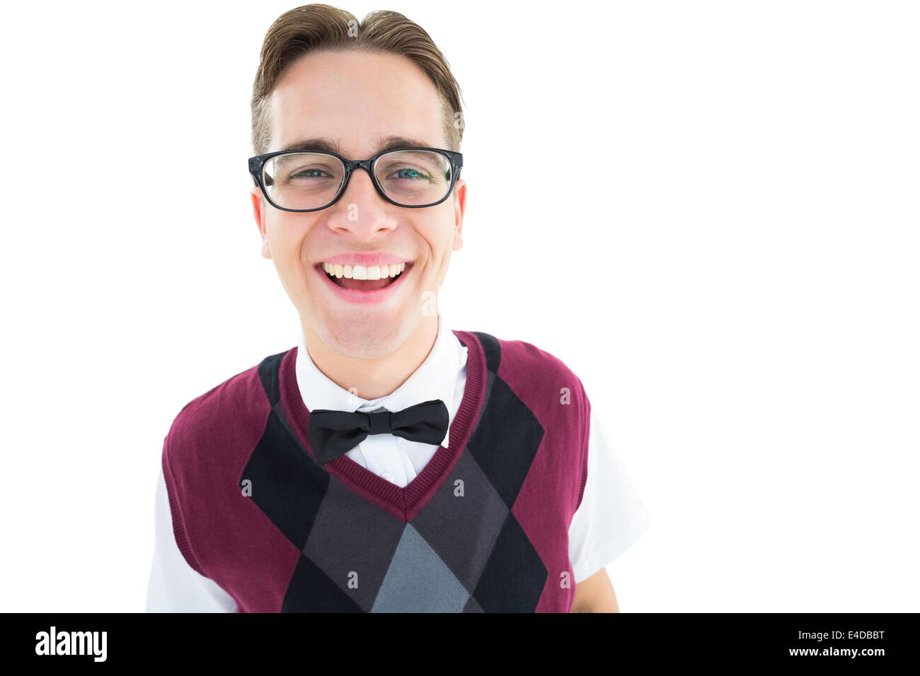 Geeky man looking to camera hi-res stock photography and images - Alamy