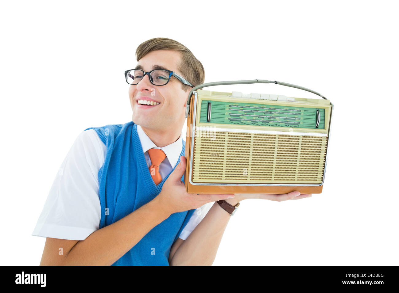 Listening to radio hi-res stock photography and images - Alamy