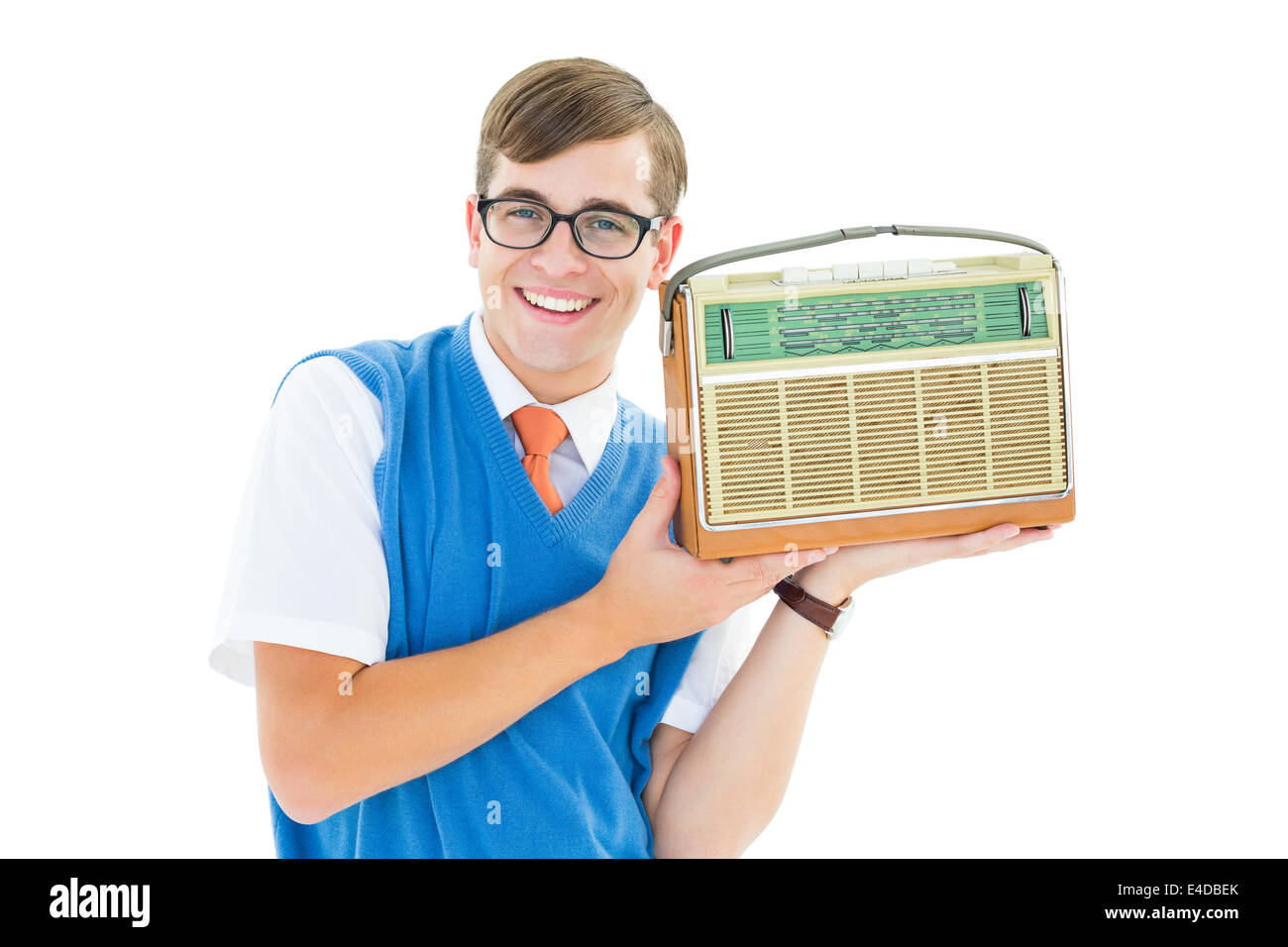 Listening to radio hi-res stock photography and images - Alamy