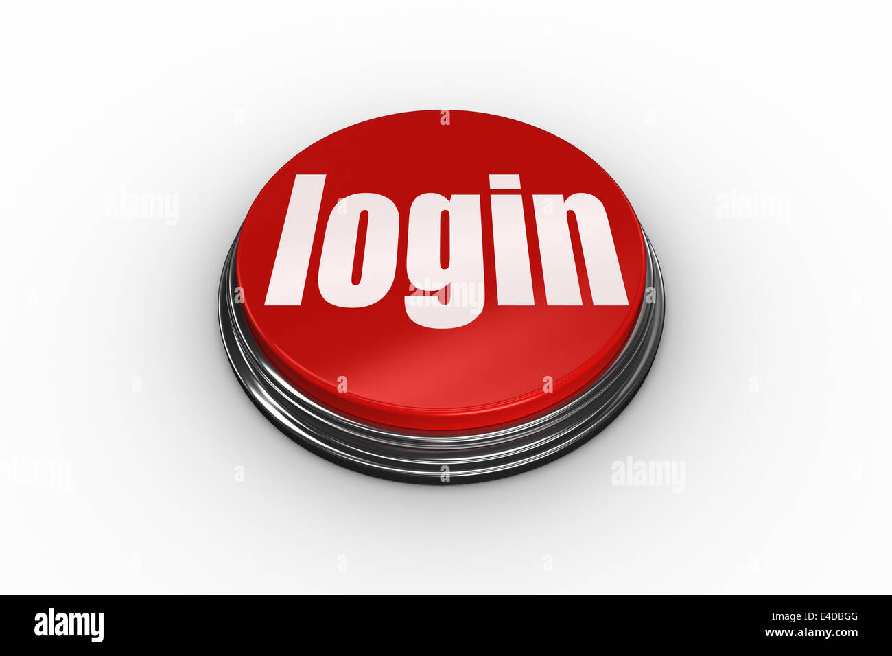 Red Login Button