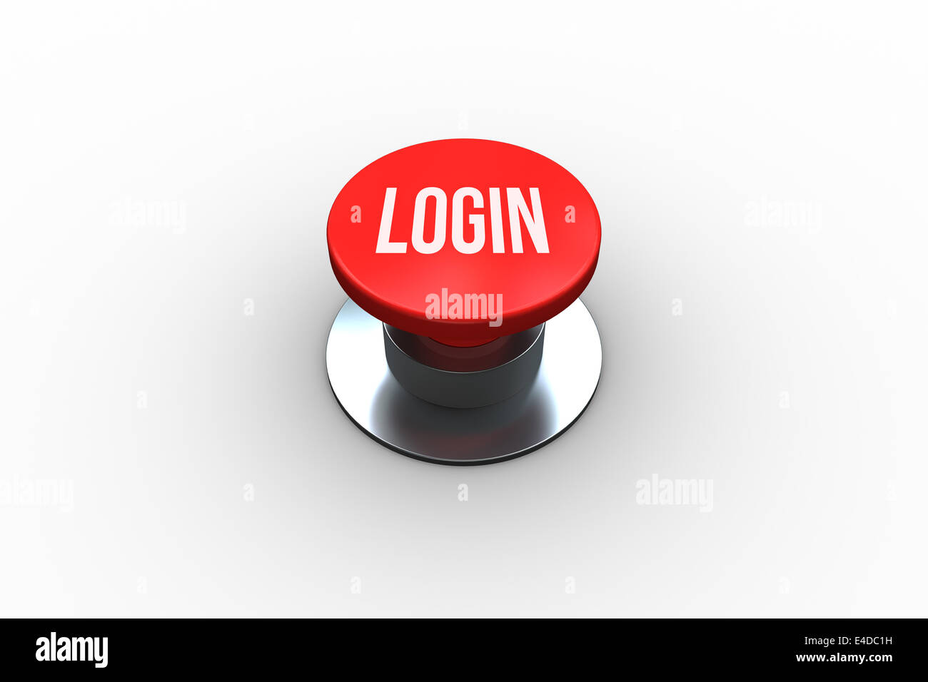 Red Login Button