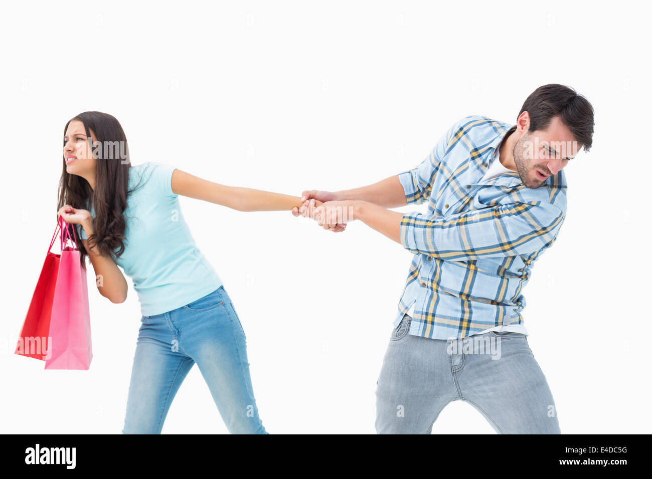 Man dragging woman by hair hi-res stock photography and images - Alamy
