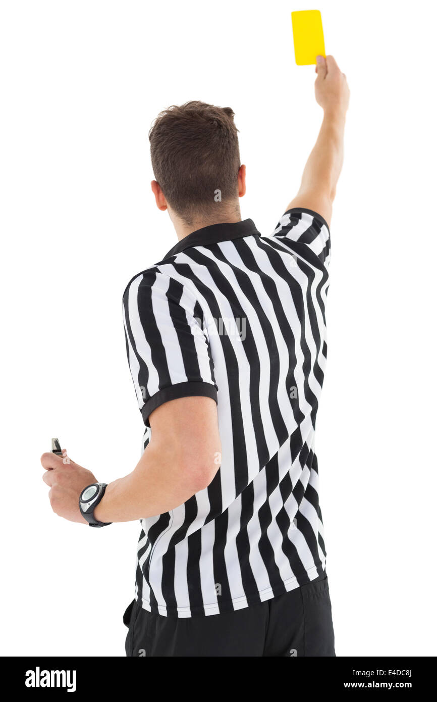 Yellow card sport hi-res stock photography and images - Alamy