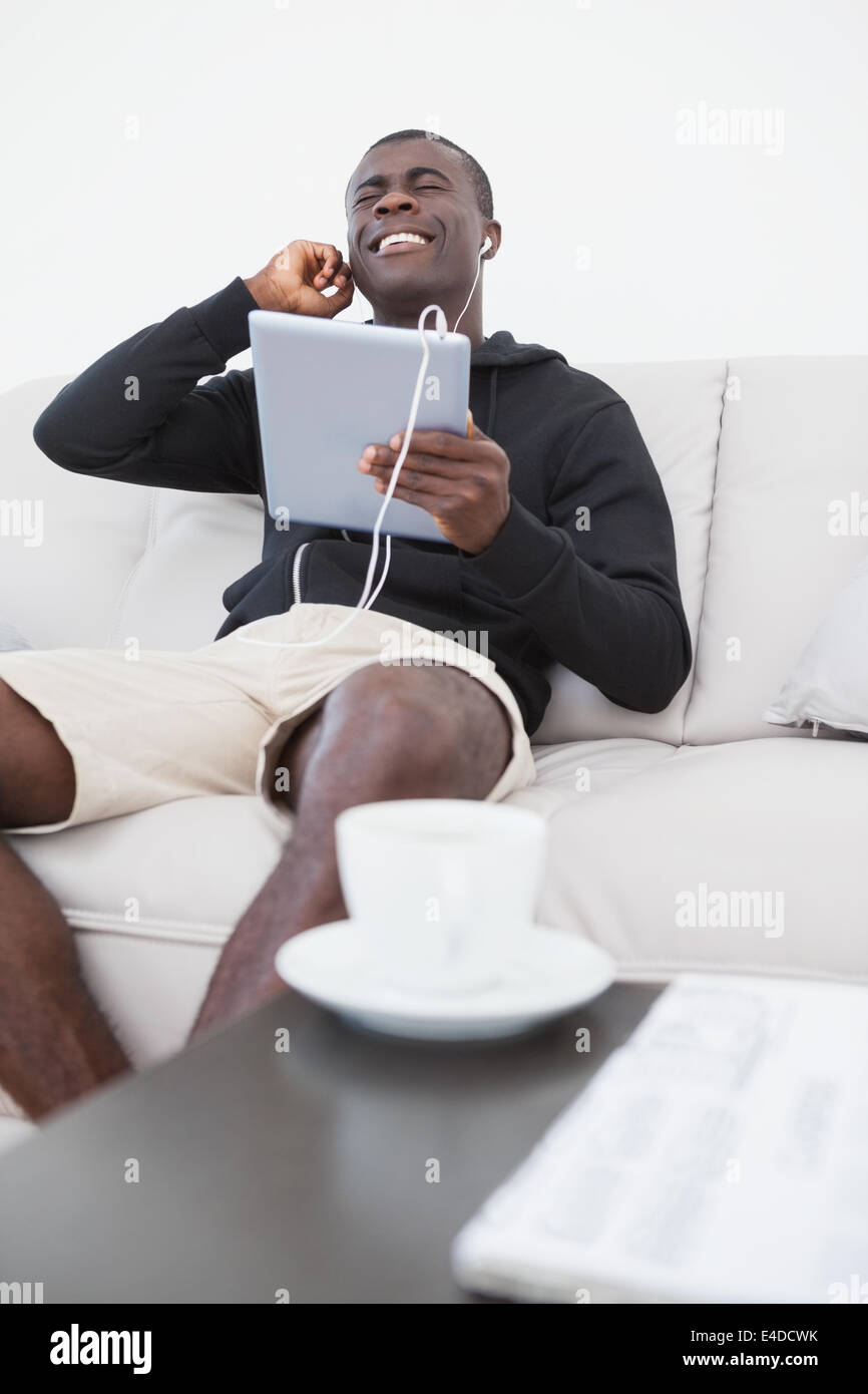 Enjoying digital content hi-res stock photography and images - Alamy